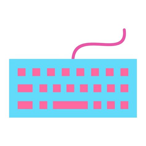 Icono Del Teclado Vector Premium