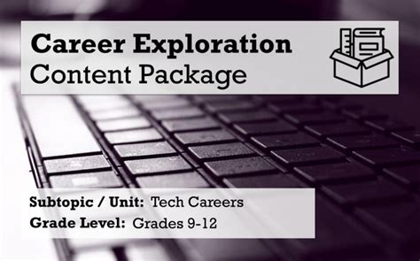 Career Exploration Tech Careers Infohio Open Space