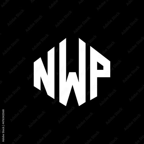 Nwp Letter Logo Design With Polygon Shape Nwp Polygon And Cube Shape