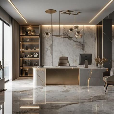 دکوراسیون دفتر کار دیزاین دفتر اداری شیک و لاکچری طرح ها