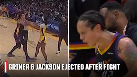 Shocking Brittney Griner Ejected After Near Fight In Mercury Sparks