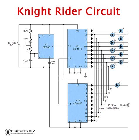 Knight Rider Light Circuit Diagram