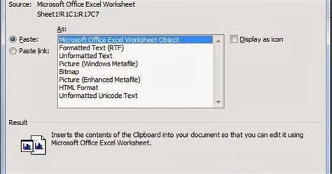 Menyalin Memasukkan Data Dari Excel Ke Word Belajar Word N Excel