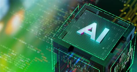Artificial Intelligence Unit Processing Big Data Arrays Powerful