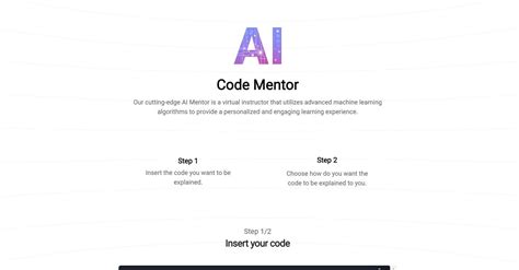 Ai Code Mentor Code Assistant Explore 10000 Ai Tools And Explore