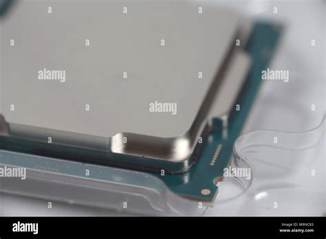Central Processing Unit CPU Microchip On White Stock Photo Alamy