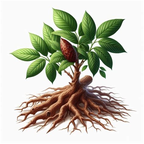 Illustration Of A Plant With Roots That Has The Roots Labeled As Root