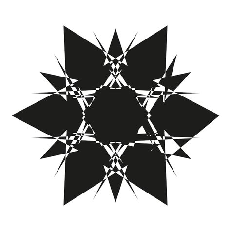 Premium Vector Abstract Black Geometric Explosion Vector