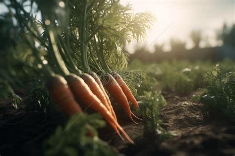 菜园的胡萝卜高清图片下载 正版图片600152887 摄图网
