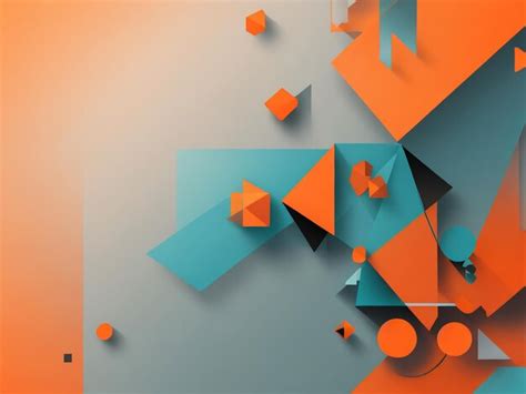 premium photo overlapping design with triangles background