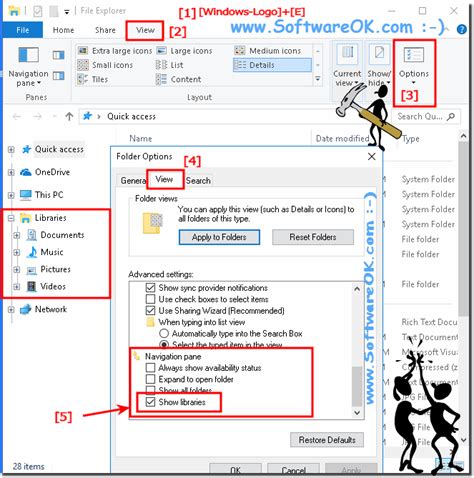 Help Windows Does Not Have Any Libraries What Am I Doing Wrong
