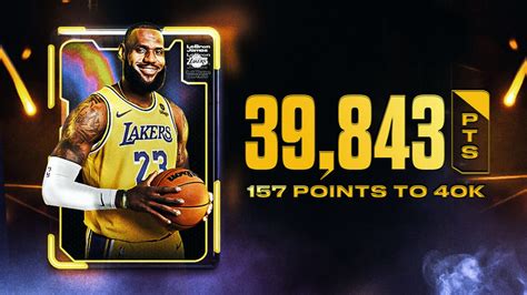 LeBron James Scoring Tracker Lakers Star Approaching 40 000 Career