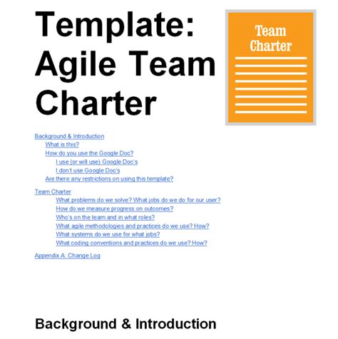 41 BEST Team Charter Examples In MS WORD Day To Day Email