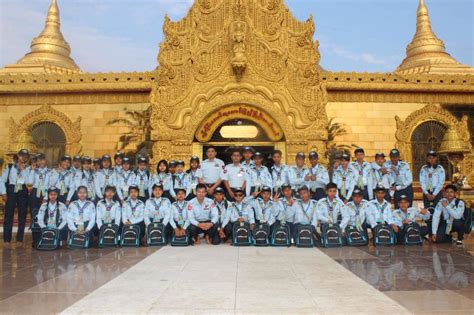 ရေကြောင်းနှင့် လေကြောင်းလူငယ် အခြေခံသင်တန်းများနှင့် တန်းမြင့်သင်တန်းများမှ သင်တန်းသား၊ သင်တန