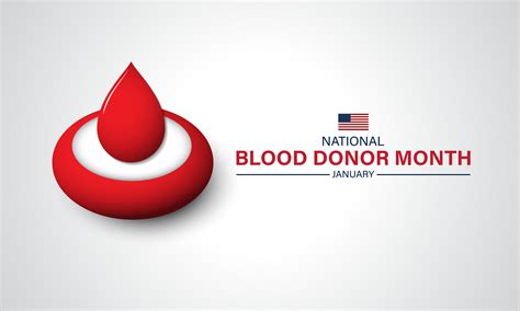 National Blood Donor Month Background Vector Illustration 35748175