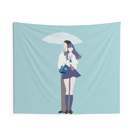 Anime After The Rain Indoor Wall Tapestry