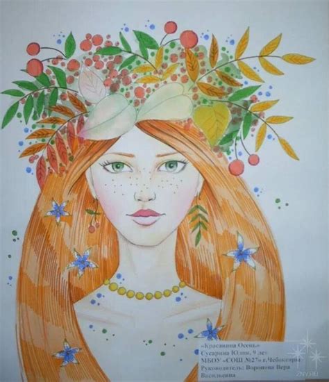 Рисунки девушки весны карандашом