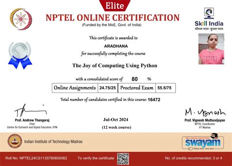 aradhana yadav on linkedin pythonprogramming learningjourney nptel
