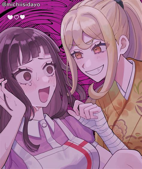 Tsumiki Mikan And Saionji Hiyoko Danganronpa And 1 More Drawn By