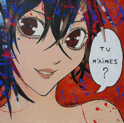 Manga Nana Collage Et Acrylique Sur Toile Marjorie Corbran