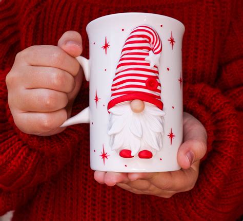 Christmas Mug Christmas Gnome Mug Christmas Mugs Gnome Mug Etsy