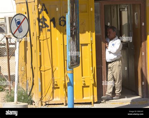 A Iranian Worker Constructing Nuclear Power Plant In Bushehr The