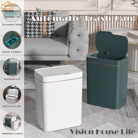 Vision 15L Automatic Trash Can Household Intelligent Garbage Can USB