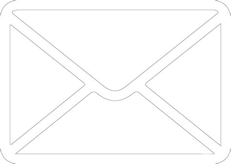 Mail Icon Outline Silhouette 38497206 Vector Art At Vecteezy