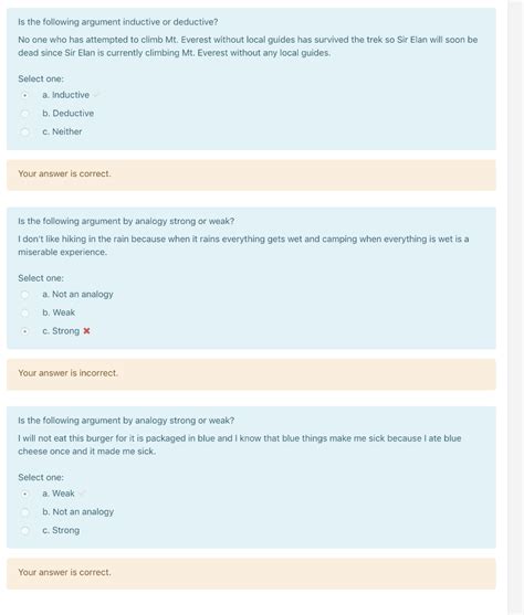 Solved Is The Following Argument Inductive Or Deductive No Chegg