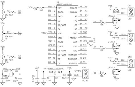 Rgb Led Controller Using Atmega328 Electronics