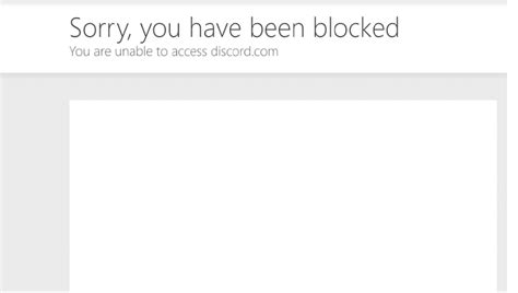 Sorry You Have Been Blocked In Discord Possible Solution The Nature Hero