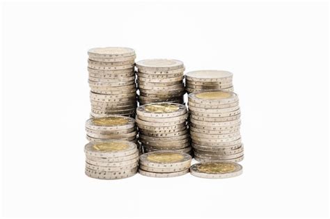 premium photo a stack of coins in ascending order business and