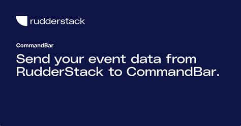 commandbar rudderstack docs