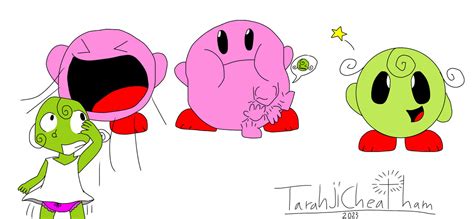 Kirby Inhales Caroline By Tarahjicheatham On Deviantart