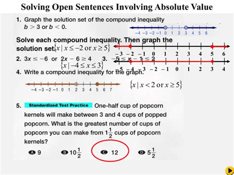 Solving Absolute Value Equations Inequalities
