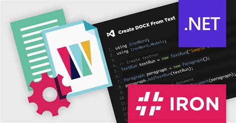 Generate And Edit Word Documents In Net