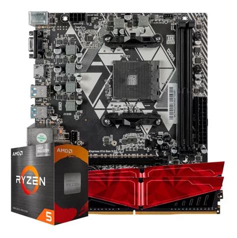 Kit Upgrade Gamer Amd Ryzen G A M Gb Ddr Cor Preto