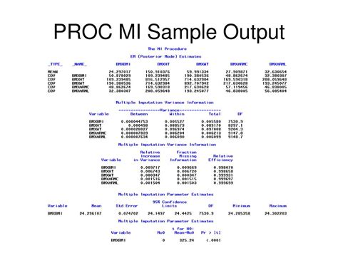 Ppt Multiple Imputation Using Sas Powerpoint Presentation Free