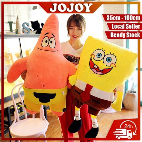 Jojoy 35cm100cm Spongebob Patrick Star Doll Cartoon Doll Stuffed Toys