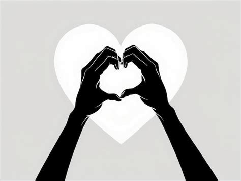 Premium Vector Vector Heart Hand Gesture