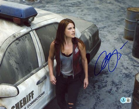 Ali Larter Resident Evil Authentic Signed 11x14 Horizontal Photo Bas