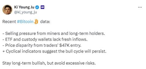 주기영 Btc 순환지표 상승 사이클 지속 시사 코인니스