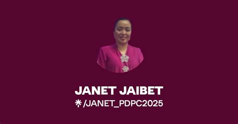 Janet Jaibet Linktree