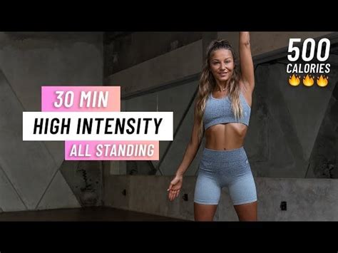 30 Min Full Body Hiit Workout All Standing Cardio For Maximum Fat