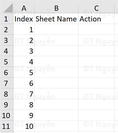 Tạo Mục Lục Bảng Tính Trong File Excel Học Excel Online Miễn Phí