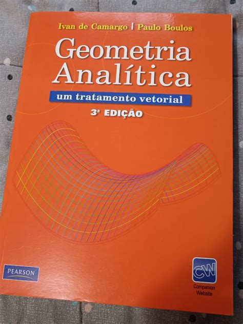 Livro Geometria Analítica Um Tratamento Vetorial 3a Edição Livro Pearson Usado 79050937 enjoei