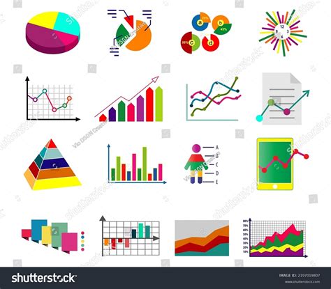 Statistic Diagram Chart Colorful Diagram Chart Stock Vector Royalty Free 2197019807 Shutterstock