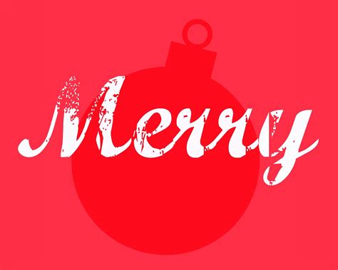 CJO Photo Printable Christmas Art 8x10 Merry