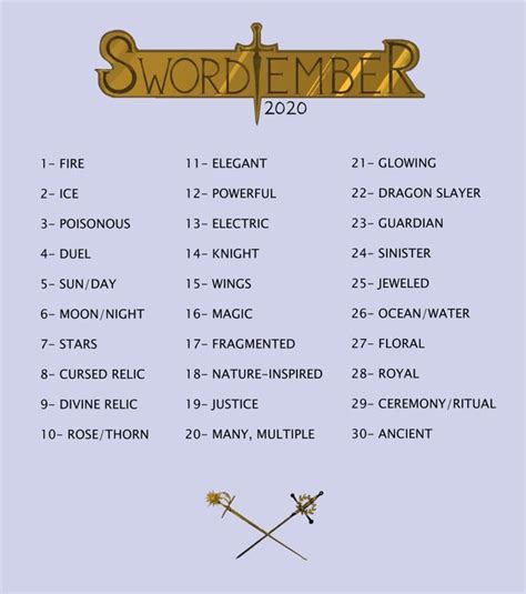 Swordtember Design A Sword Brushwarriors
