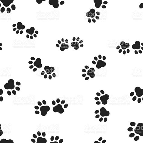 Paw Print Vector Art At Getdrawings Free Download